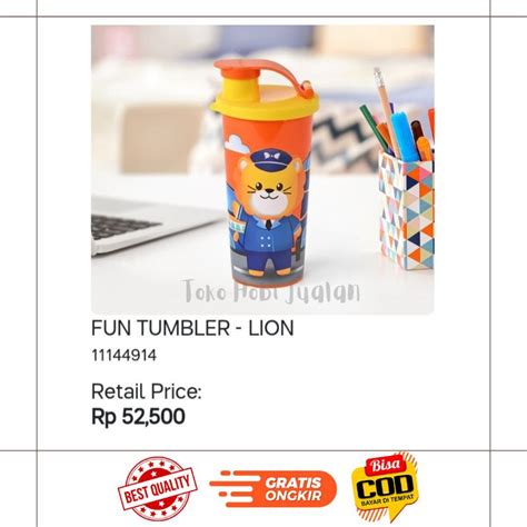 Jual Tupperware Bottle Fun Tumbler Tupperware Fun Tumbler Lion Botol