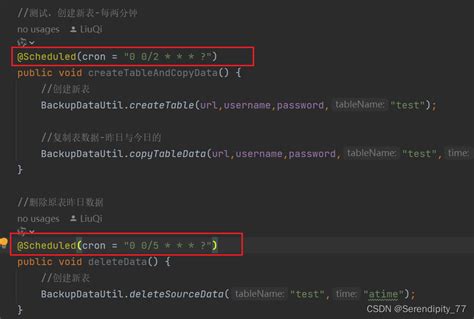 Java 定时器按照日期创建表，并备份原表数据java 每月生成一个新表并备份旧表数据 Csdn博客