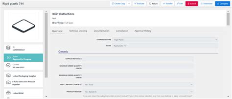 Confirm Reject A Component Task E Halo