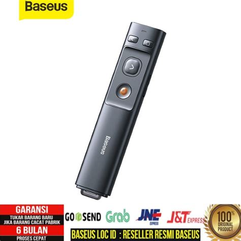 Jual Baseus Wireless Presenter Pointer Pen Remote Control Laser Pointer
