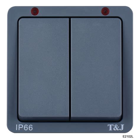 Tandj Armor 20a 2 Gang Switch With Led Indicator Brilliance Electric Ltd