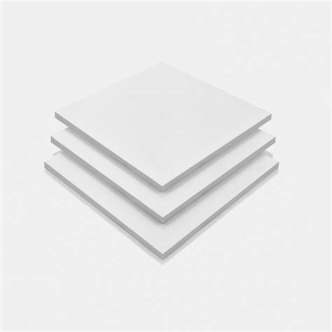 White Polypropylene Sheet 2mm 12mm Cut To Size Cps