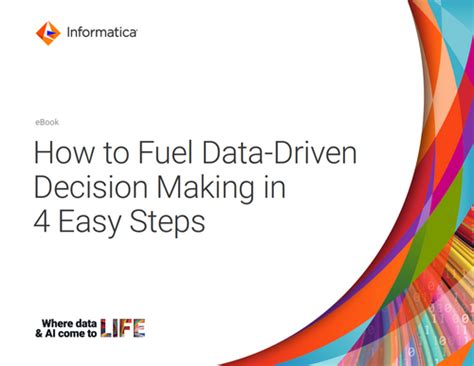 Informatica How To Fuel Data Driven Decision Making In 4 Easy Steps