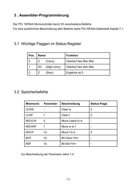 03 Assembler Programmierung Pdf