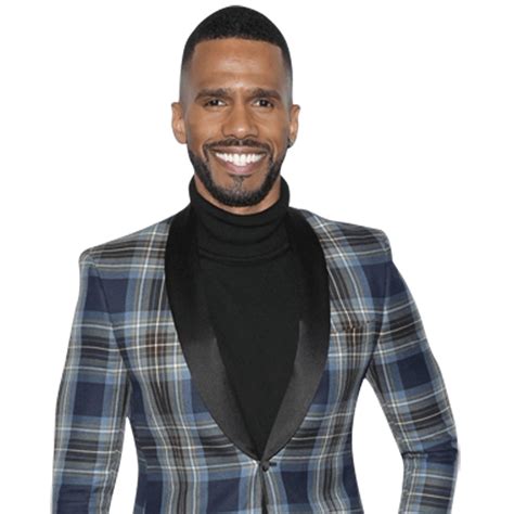 Eric West Checkered Suit Buddy Torso Up