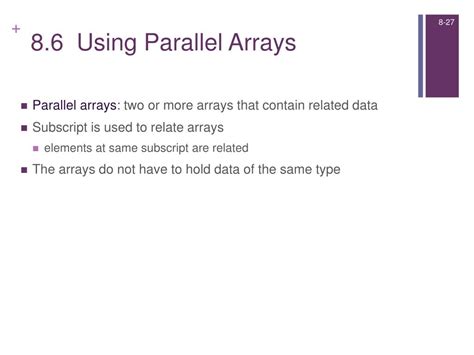 Ppt Chapter 8 Arrays Powerpoint Presentation Free Download Id5104281
