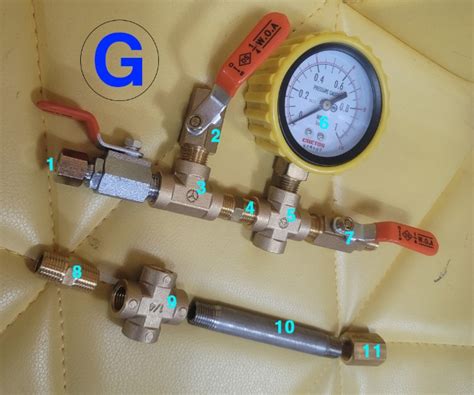 스팀해빙기 압력게이지 외 배출밸브 2구