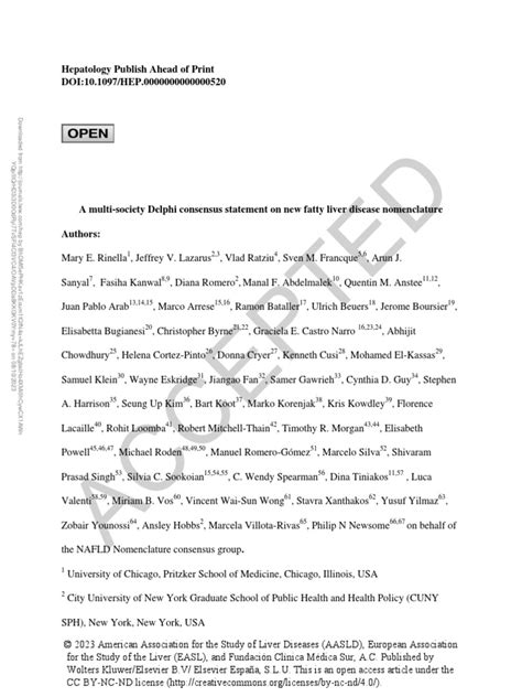 A Multi Society Delphi Consensus Statement On New488 Pdf Medicine