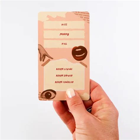 Kiss Marry Kill Cards Hawkes General Store
