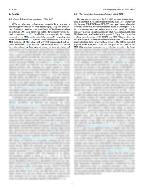 Solution High Efficient And Scalable Solar Driven Mof Based Water Collection Unit From Module