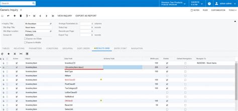 generic inquiry tips and tricks acumatica developers blog