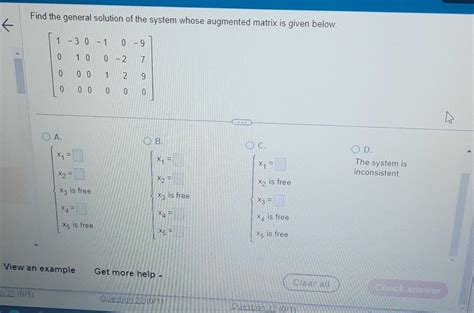 solved find the general solution of the system whose