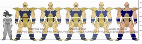 Nappa Height Chart Dragon Ball Art Dragon Ball Super Art Dragon