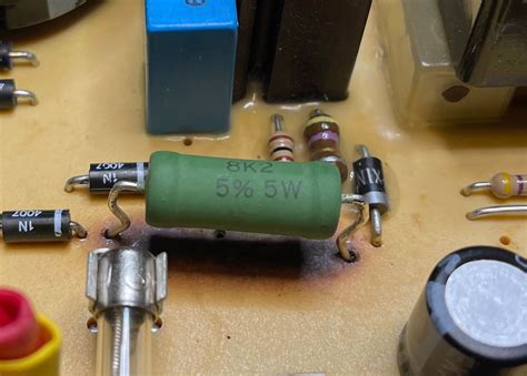 Considerations For Ratings When Replacing A Power Resistor On A Vintage Psu Electrical