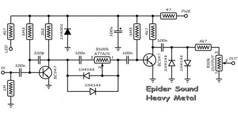 Epider Sound Heavy Metal Project By Implex Stomp Box Schematics