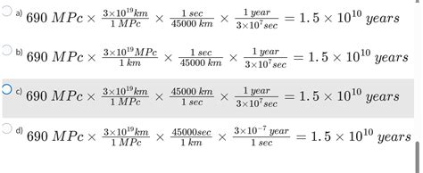 Solved We Can Use The Distance And Velocity Of A Galaxy To