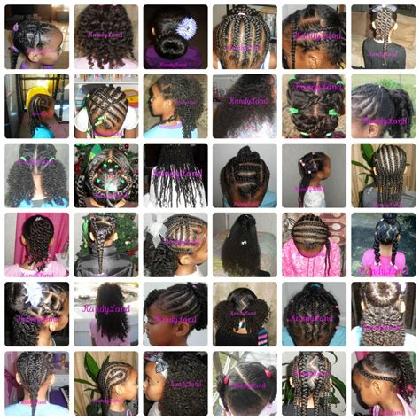 Kandyland Our Hair Style Collage
