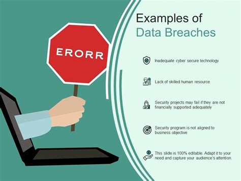 Examples Of Data Breaches Ppt PowerPoint Presentation Summary Portrait PDF