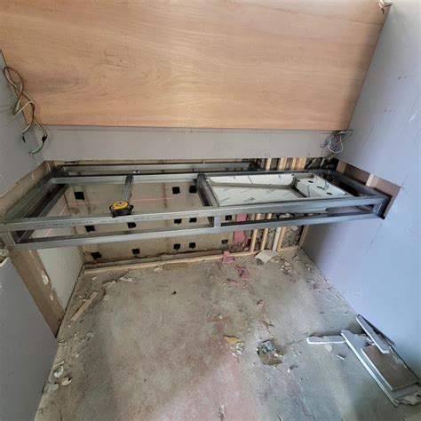 각파이프하지작업아연각파이프 세면대 하지작업창원잡철공사3d도면제작화장실 세면대 하지작업진현종합개발 네이버 블로그