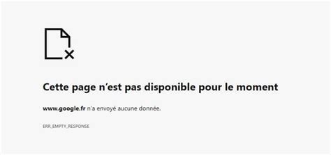 Résoudre Erremptyresponse Sur Chrome Ou Edge 7 Façons