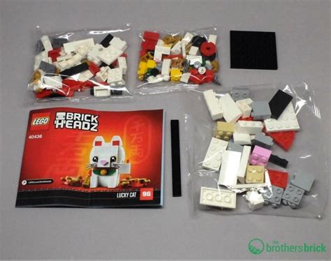 We Got Lucky With Lego Brick Headz New Lucky Cat Review The Brothers Brick The