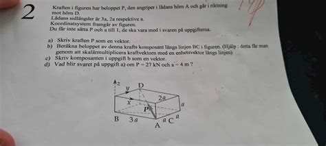 Vektorer Fysikuniversitet Pluggakuten