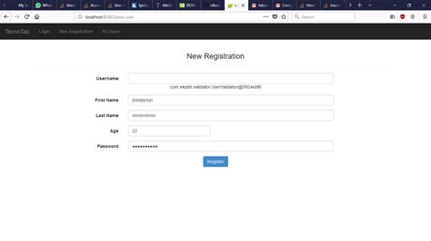 Maven Spring Boot Validation Using Jstl JSP Page Not Working Stack