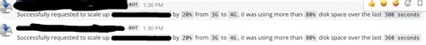 all volume expansion alerts arriving at same timestamp in slack why