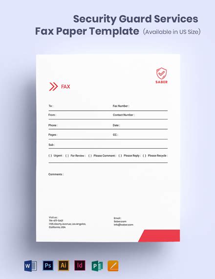 Security Guard ID Card Template Free Illustrator Word Apple Pages Publisher