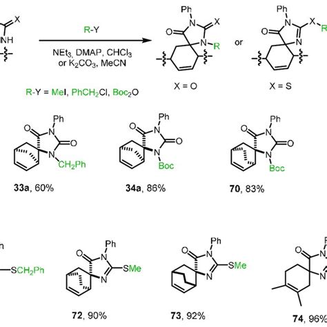 Scheme 7 Alkylation And Acylation Of Spirocyclic Imidazolones Scheme Download Scientific