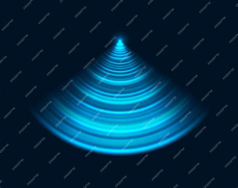 Premium Vector Radar Sonar Wi Fi Sensor Wave Signal Sound Scan