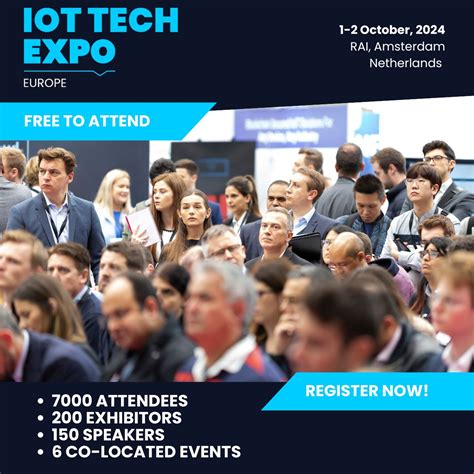 Iot Attend Joinus Expo Iot Tech Expo World Series