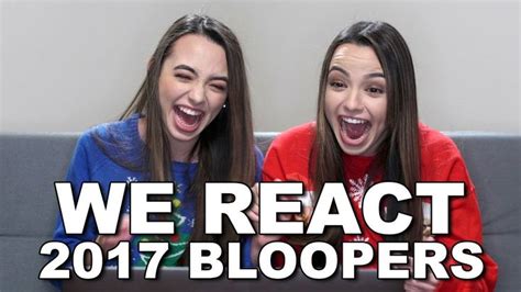 Reacting To Our 2017 Bloopers Merrell Twins Bloopers Merrell Twins