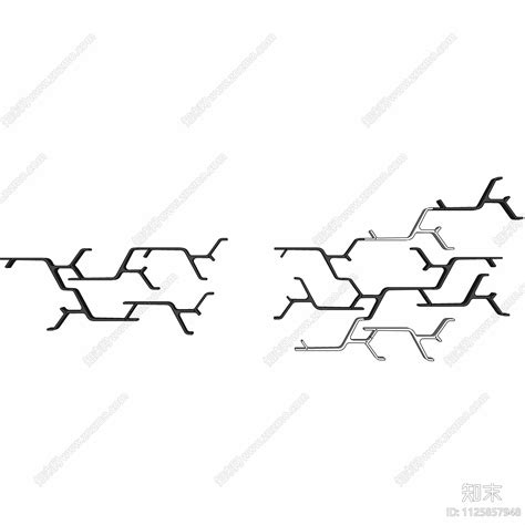 现代极简模块化书架su模型下载【id1125857948】知末su模型网
