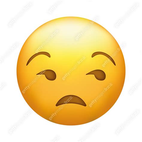 Unamused Emoji Meh Emoticon Dissatisfied Yellow Face 이미지 1474792775