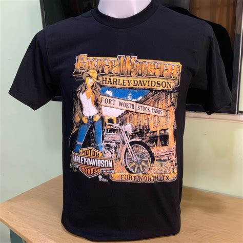 เสื้อยืดharley Davidsonผ้านุ่มคอฟิตไม่มีข้างcotton100 ไซส์xs Xlมีมากกว่า10แบบ Mc Shopping