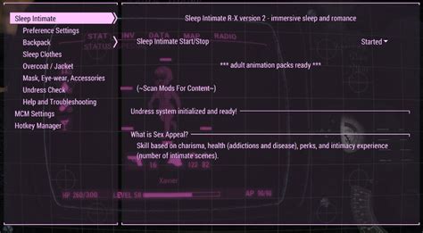 Sleep Intimate Customize And Preferences