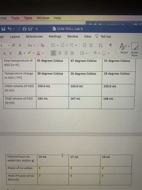 solved view insert format tools table window help share ca