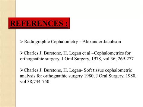 Burstone Analysis C O G S Soft Tissue Pptx Dental Health Diseases And Conditions