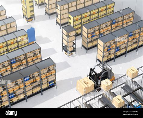 conceptual image of an amr autonomous cooperative robot carrying a
