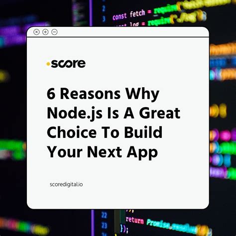 score digital on linkedin nodejs appdevelopment