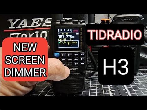TIDRADIO H3 NEW DIMMER FIRMWARE YouTube