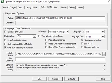 solved x cube cryptolib adding to application in keil i