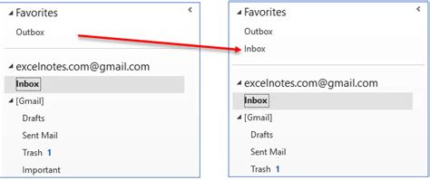 How To Add Folders To Favorites In Outlook ExcelNotes