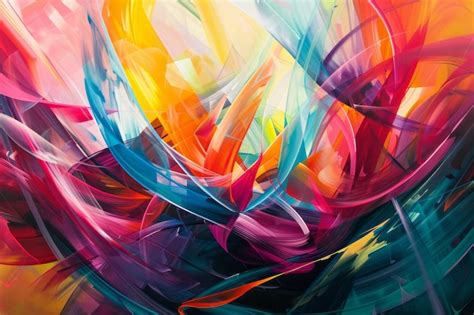 Premium Photo Abstract Swirls Of Colorful Dynamic Motion