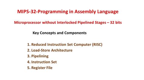 Mips 32 Bit Micro Processor Without Interlocked Pipeline Stages