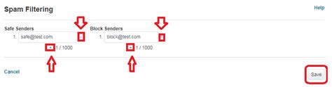 How To Add Safelist And Blacklist In Biz Mail Qualispace Knowledge Base