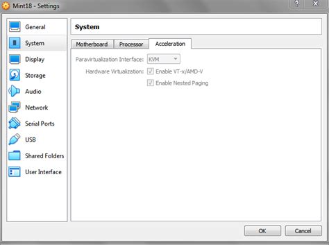 Linux Enabling Nested Virtualization With Virtualbox Super User