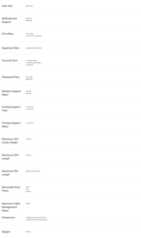Asus Rog Z Mini Itx Dtx Mid Tower Gr Rog Z