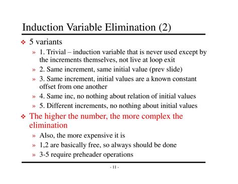 ppt dataflow iv loop optimizations exam 2 review powerpoint